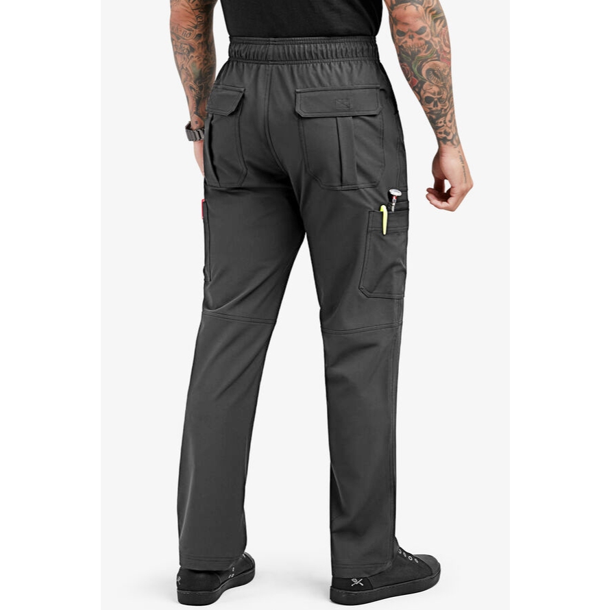 Basic Chef Pants with Elastic Waistband, Navy Chef Cargo Pants | Shopee ...
