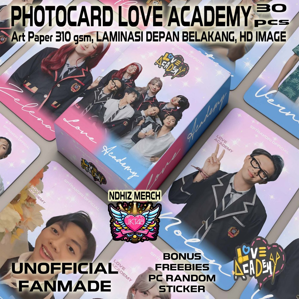 Photocard SPTRAKORI SULTAN SQUAD LOVE ACADEMY 2 SIDES 30 PCS GLOSSY LAMINATED | Shopee Malaysia