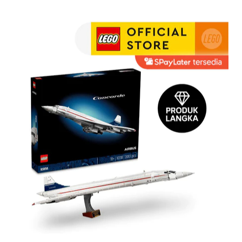 Lego Icons 10318 Concorde (2,083 Pieces) Block Building Toy (18 Years+ ...