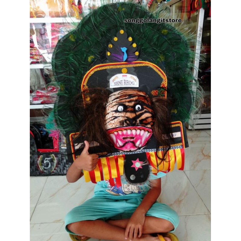 Reog Mask Children's Toy | Shopee Malaysia