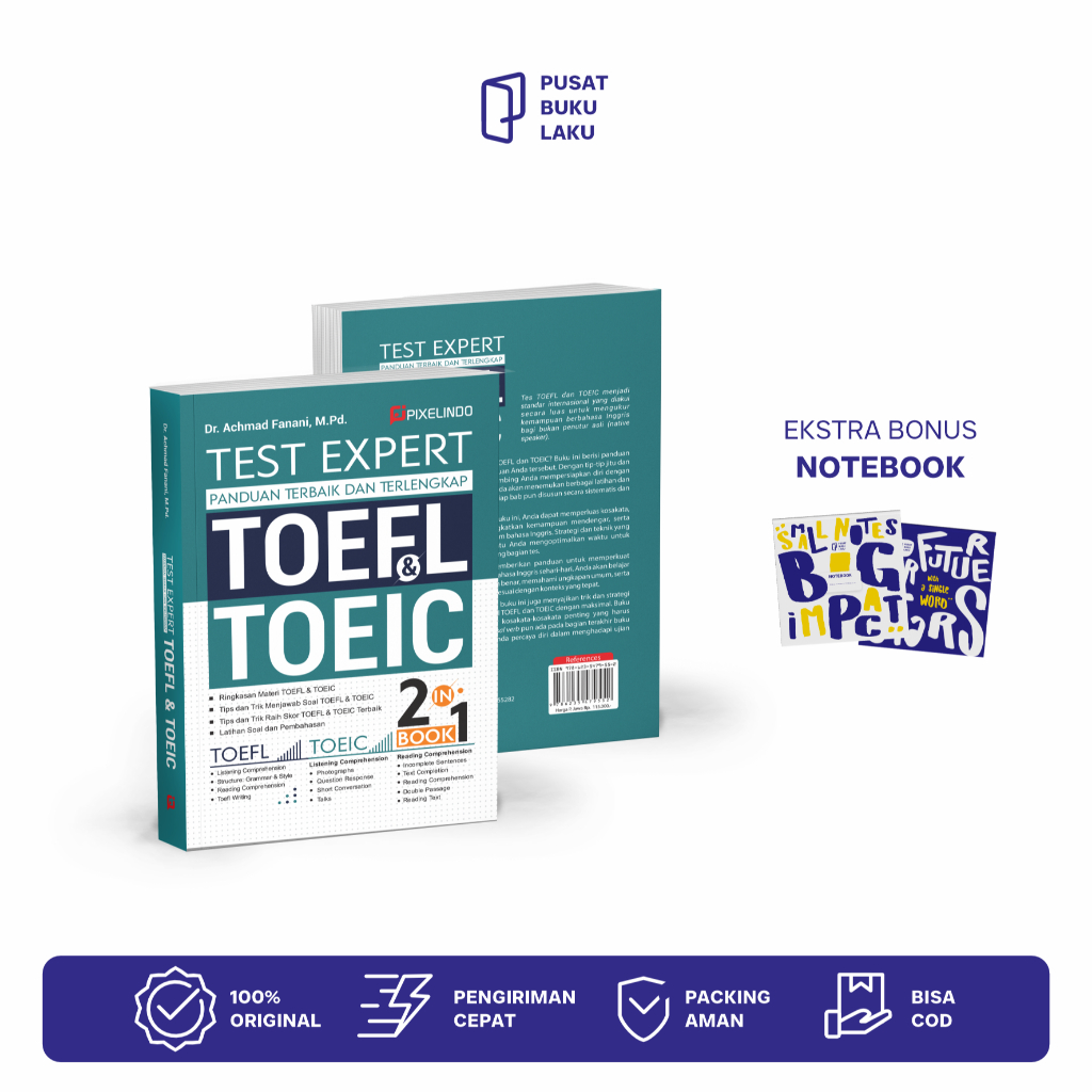 TOEFL & TOEIC BOOK - BEST AND MOST COMPLETE GUIDE - SELLING BOOK CENTER ...