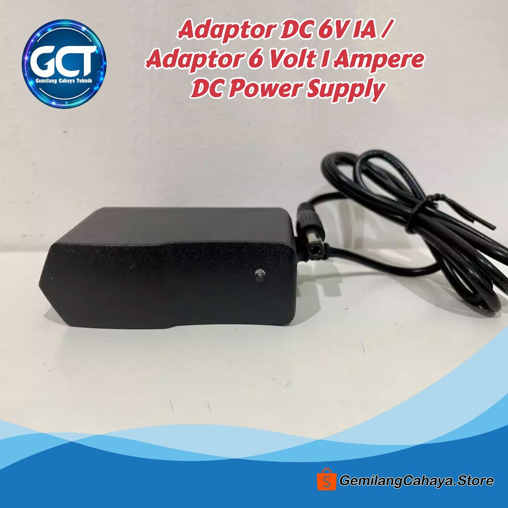 Dc 6V 1A Adapter / 6 Volt 1 Ampere DC Power Supply Adapter / Omron ...