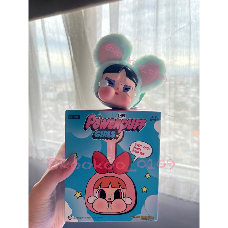 Popmart CRYBABY x Powerpuff Girls - Vinyl Face Plush Selected Bunny ...