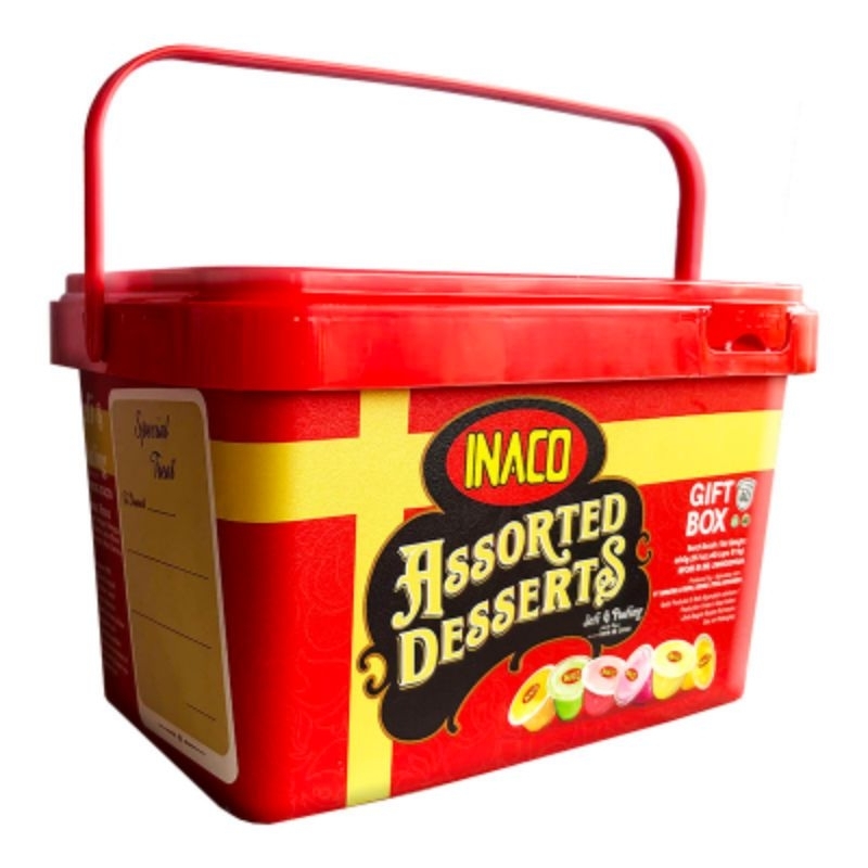 Inaco Food Hampers Parcel Free Jelly Container Assorted Dessert Gift ...