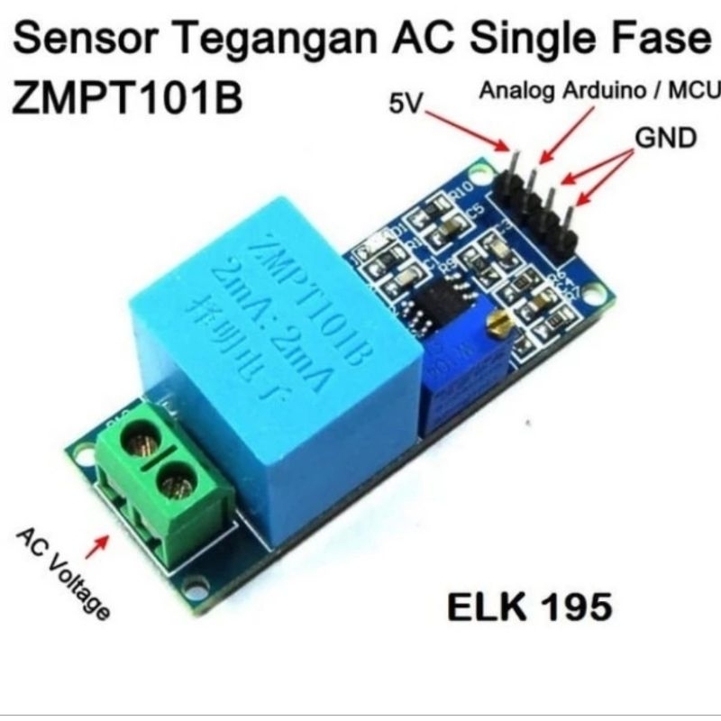 ZMPT101B Electric AC Voltage Sensor PLN 220V 250V Voltage Sensor ...