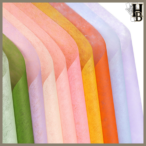 40 SHEETS Tissue Paper Flower Wrapping Paper Korean Premium Cotton ...