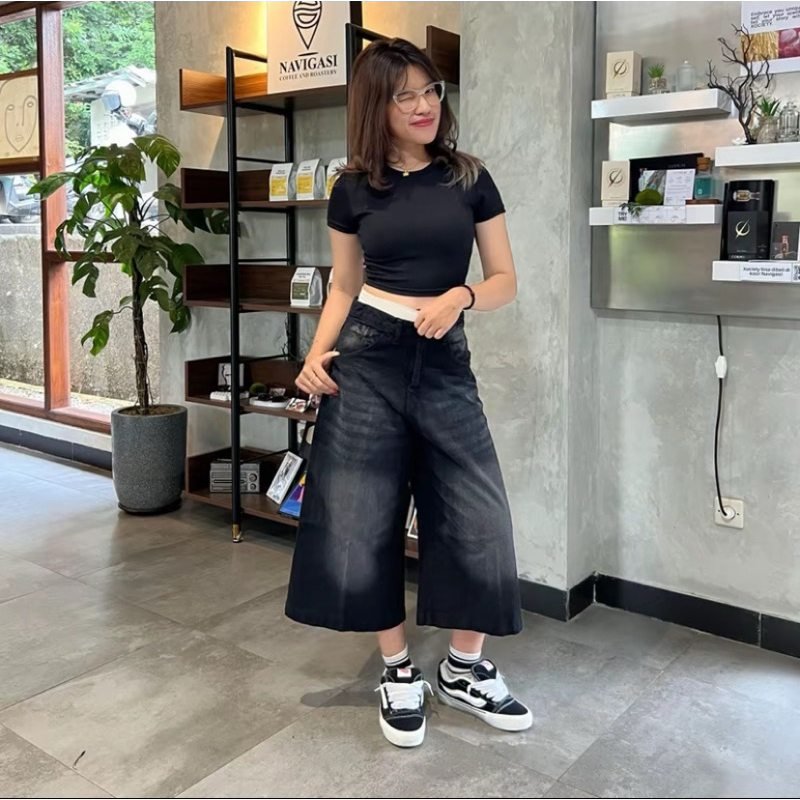 Jorts Baggy Short Jeans for Women / Jorts Pants Highwaist Oversize ...
