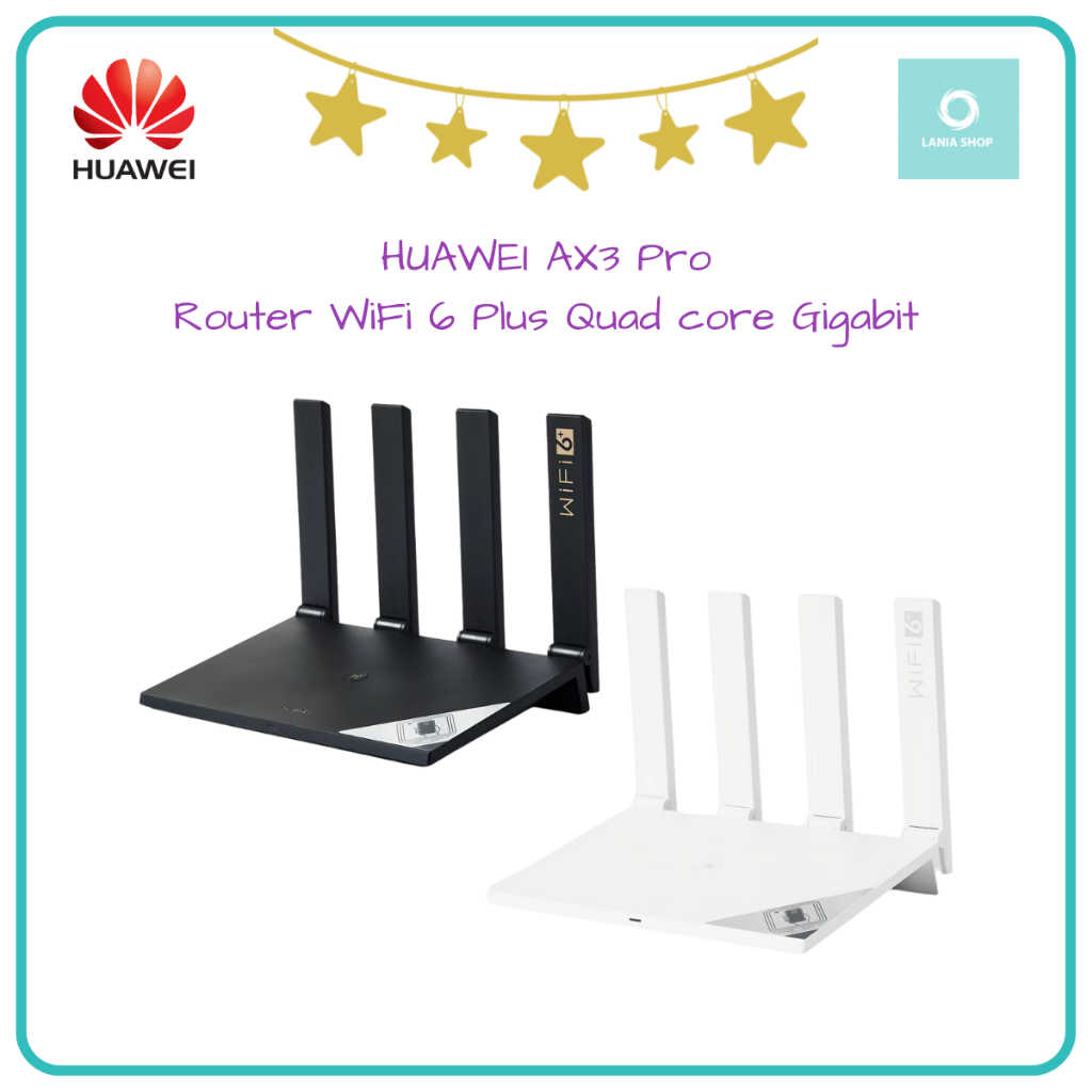 Huawei AX3 PRO WiFi Router - WiFi 6+ 3000Mbps Mesh Wireless Router - HarmonyOS Dual-Core - CN ...