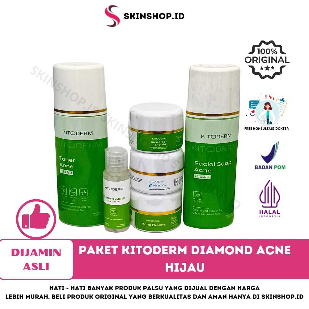 Original Kitoderm Diamond Acne PACKAGE / Anti-Acne & Breakout Package ...