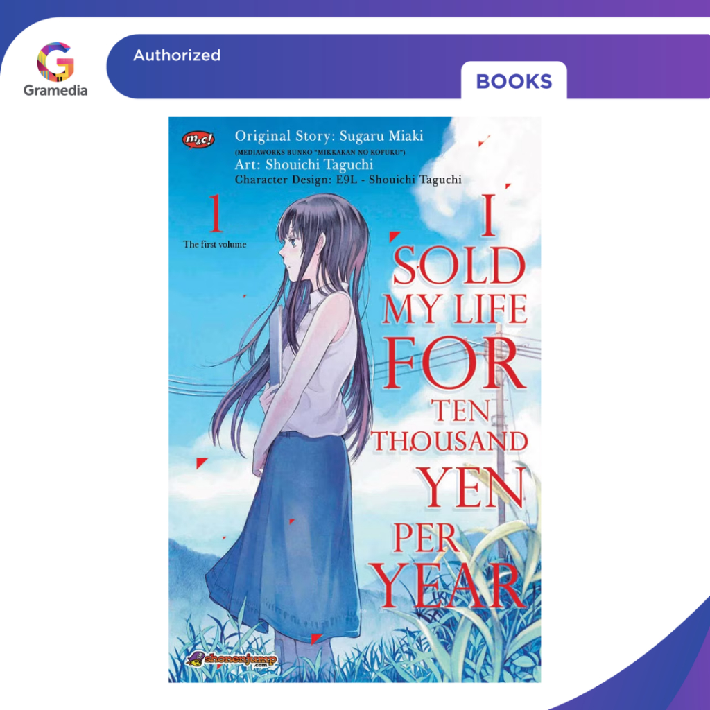 Gramedia Bogor - Comic I Sold My Life for Ten Thousand Yen Per Year 01 ...