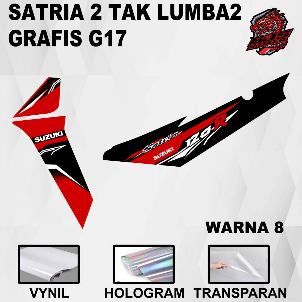 MESIN Suzuki Satria 2 stroke Satria Lumba g17 Striping Sticker - Suzuki ...