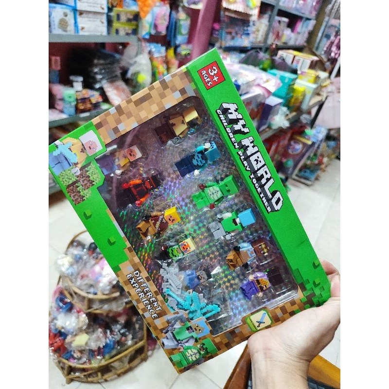 Dnd toys Children's toys MineCraft Figure My World Mine Craft Avengers ...