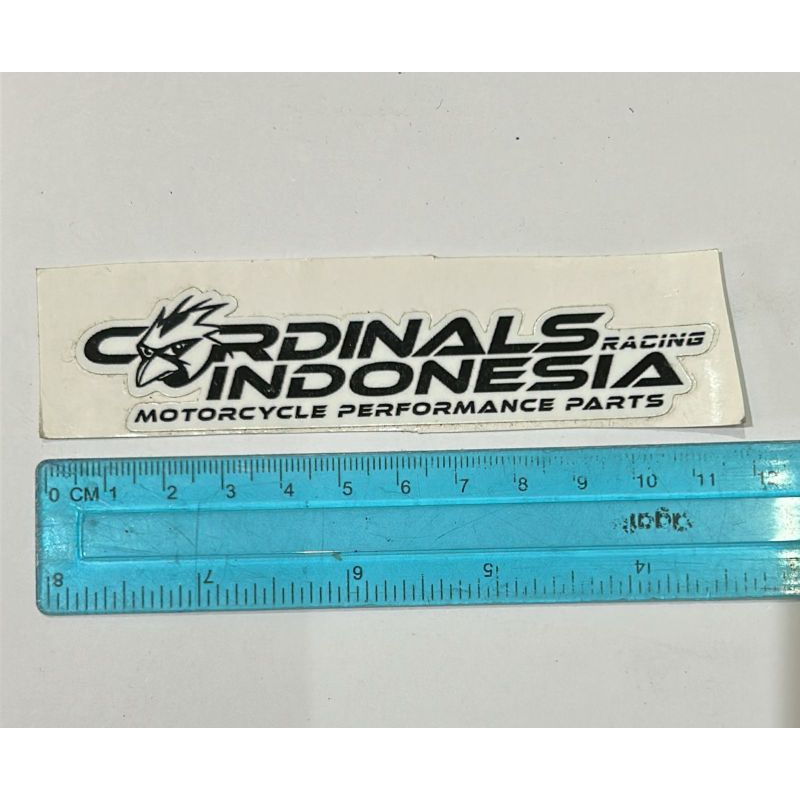 Original STICKER 100% CARDINALS RACING INDONESIA ORIGINAL ORIGINAL ...