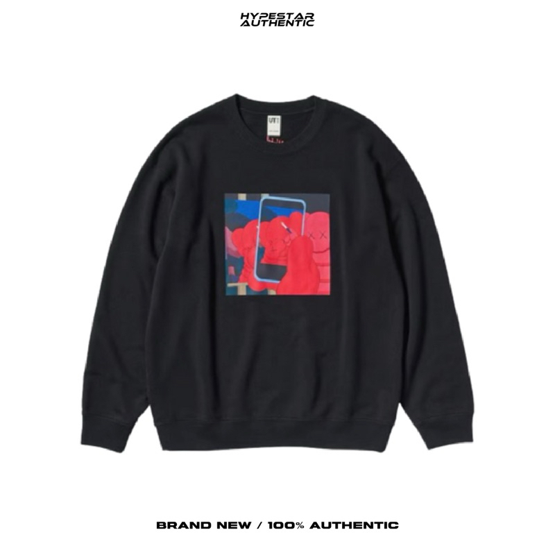 Uniqlo x K*ws x W*rhol Phone Logo Sweater Black (100% Authentic ...