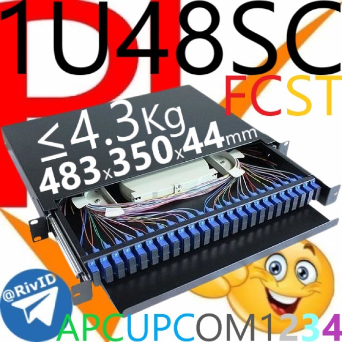 Odf 24 48 Core OTC Rack 24c 48c SC APC UPC MM FC ST 24core Complete ...