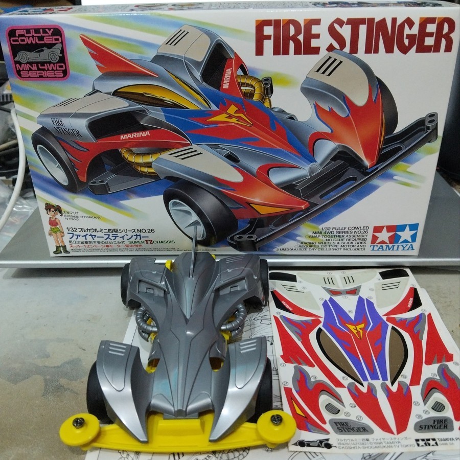 REPLIKA Tamiya Anak Fire Stinger has been assembled with replica ...