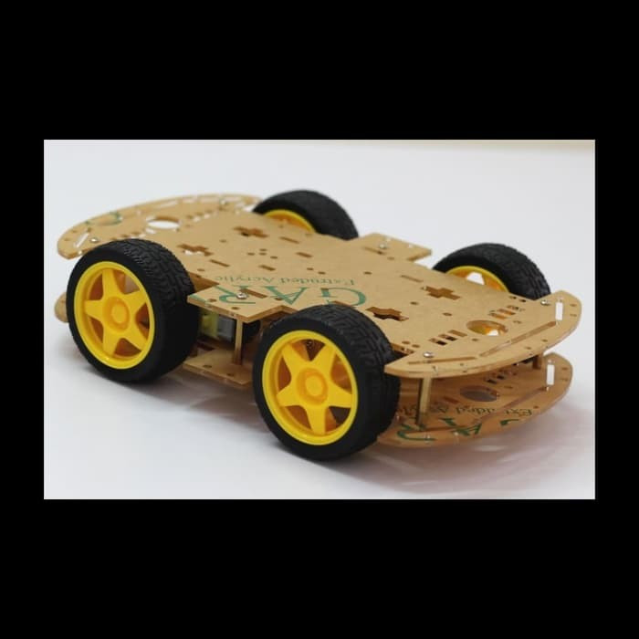 Arduino 4WD Robot Car Kit chassis Acrylic body frame Case | Shopee Malaysia