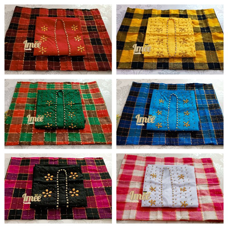 Bugis makassar traditional bodo tokko clothes Set (shirt and sarong ...