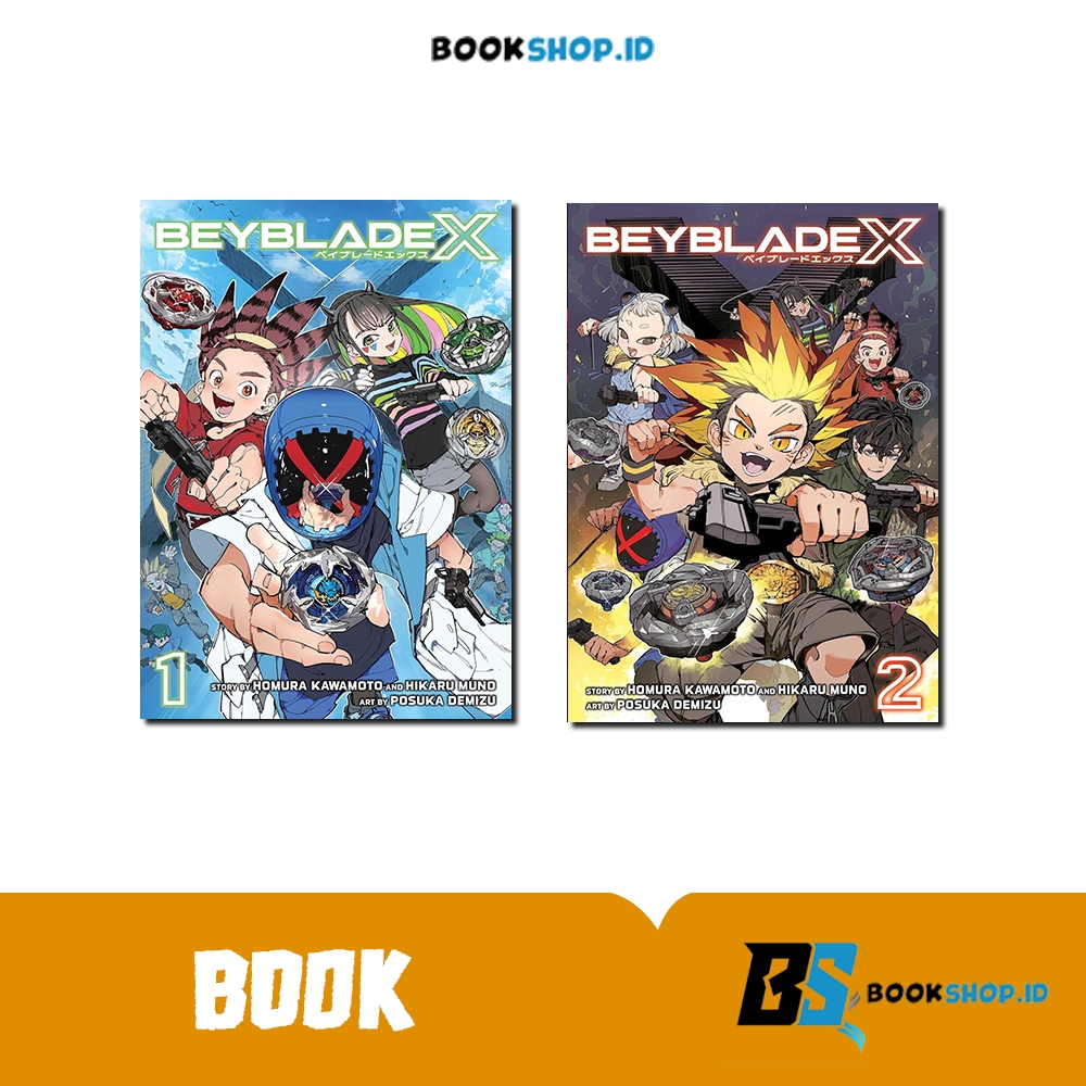 Beyblade X Comic Book by Homura Kawamoto Vol. 1 & 2 - ENGLISH | Shopee ...