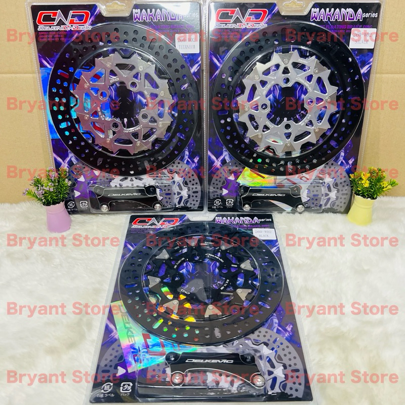 FRONT DISC PLATE DELKEVIC 260MM WAKANDA W-02 BEAT SCOOPY VARIO 110 125 ...