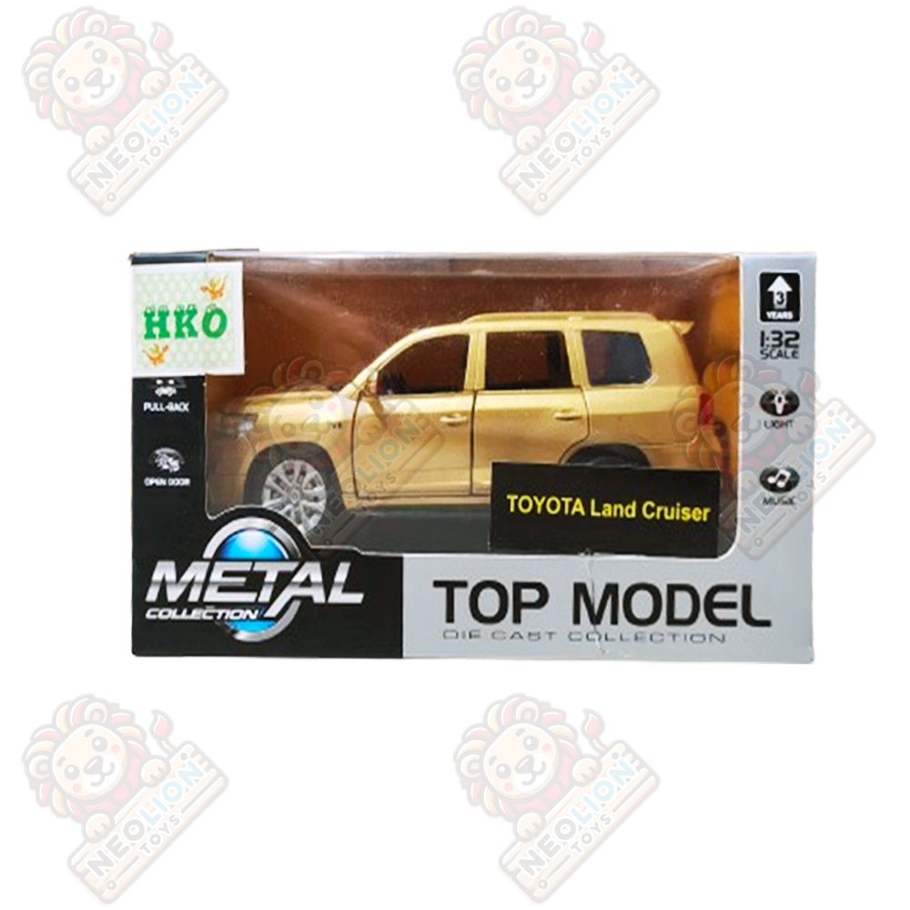 Diecast Mini Auto Miniauto Top Model Toyota Land Cruiser Gold | Shopee ...