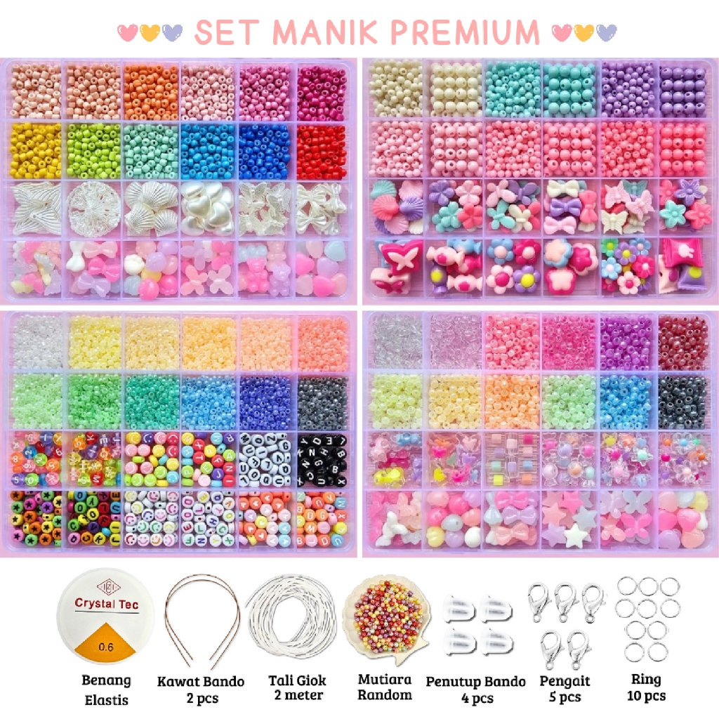 DIY Cute Beads 1 Box - SM008 | Shopee Malaysia