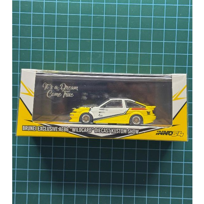 INNO64 TOYOTA SPRINTER TRUENO AE86 BRUNEI EXCLUSIVE AE86 "WILDCARD ...