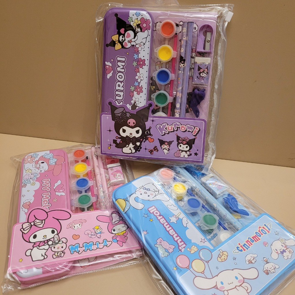 Study Set Kuromi Labubu Capy Bara Stationery Set Package SF 0076/0077 ...