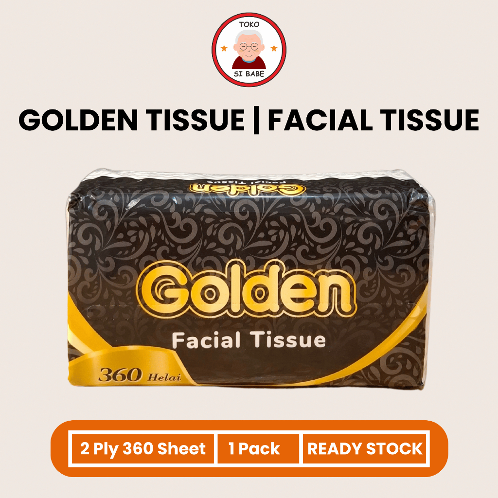 TISSUE GOLDEN 2 PLY 360 SHEET | GOLDEN 360 SHEET | Facial Tissue 360 ...