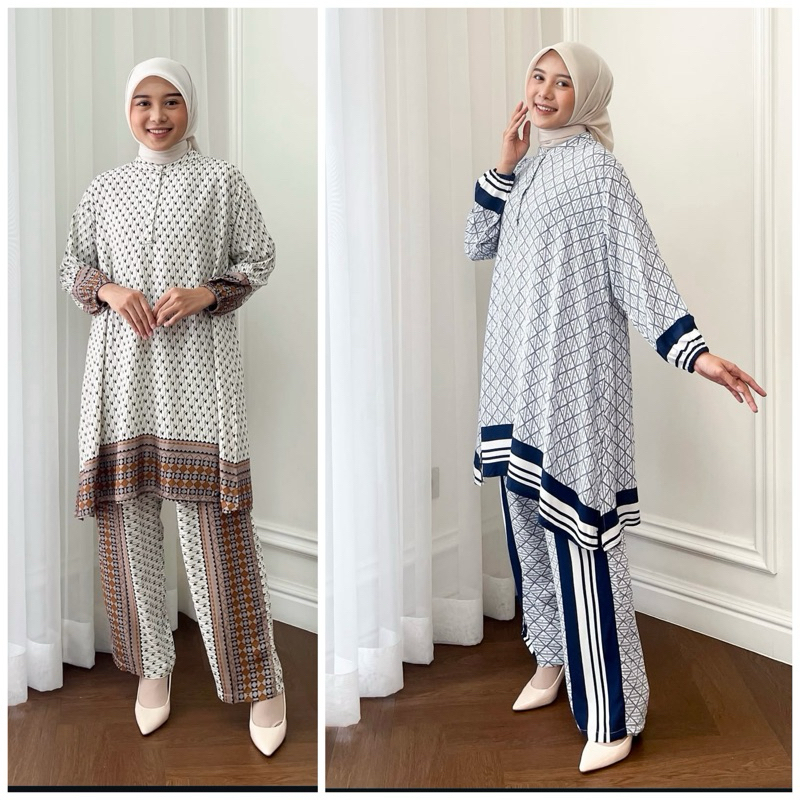 IMEL RAYON PANTS SET | Shopee Malaysia