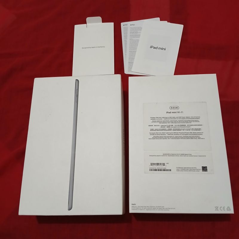 100% original mini ipad box complete with manual book removal | Shopee ...