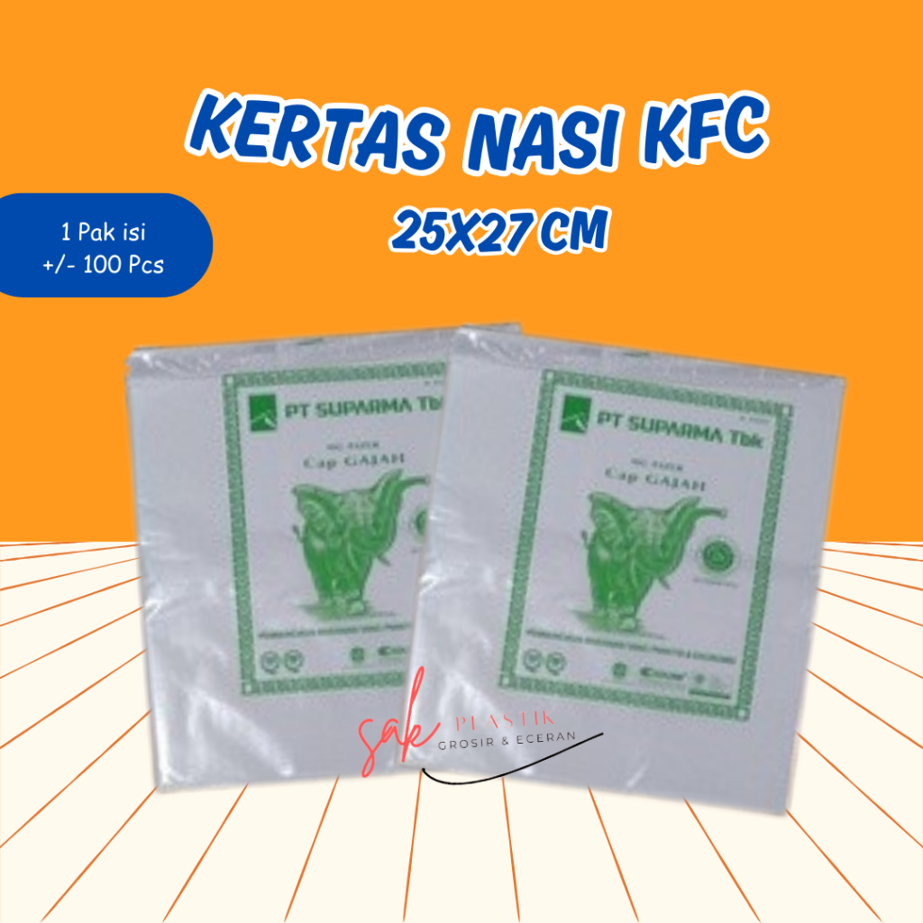 KFC MCD Burger Kebab RICE WRAPPING PAPER 100 Sheets | Shopee Malaysia