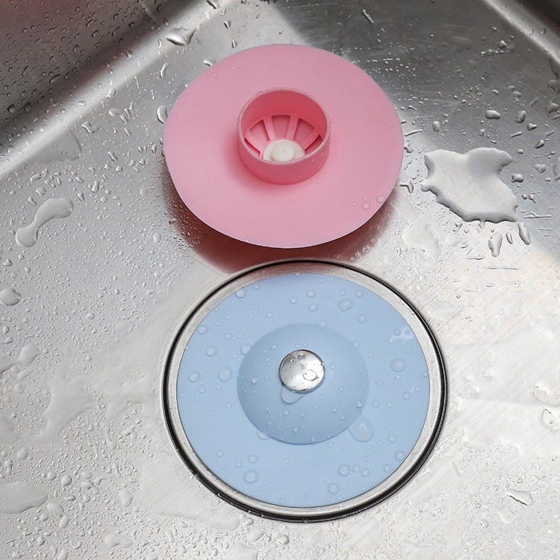 , kitchen sink trash strainer, sink drain plug, push-type sink drain ...