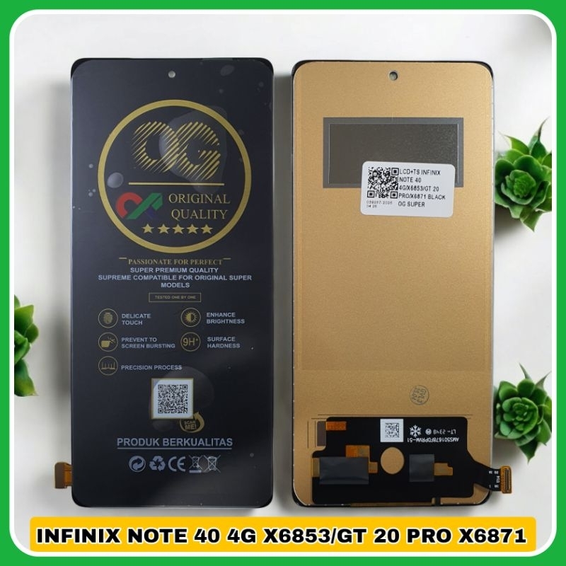 Lcd touchscreen infinix Note 40 4G / GT 20 PRO X6871 | Shopee Malaysia