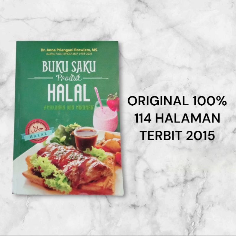 (ORIGINAL) POCKET BOOK HALAL FOOD AND DRINK PRODUCTS / HEALTH BOOK ...