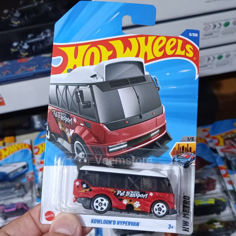 Hotwheels Bus Kowloon D Hypervan [Original Mattel SNI] | Shopee Malaysia
