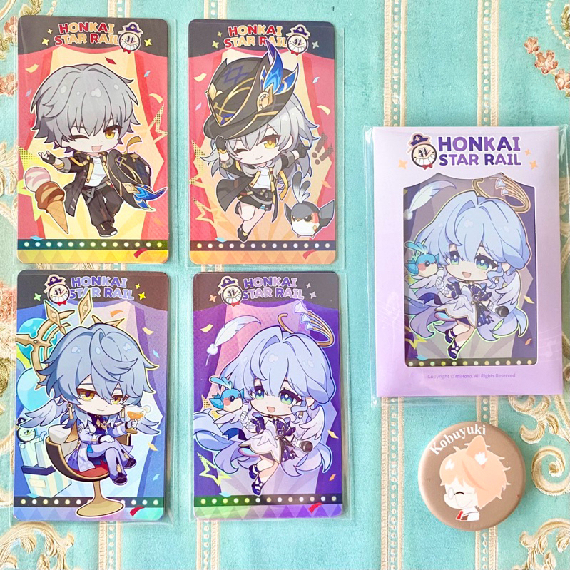 OFFICIAL Card Set Holo Laser Collection photocard chibi hsr star rail ...