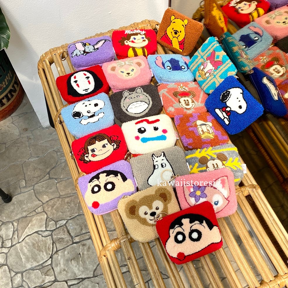 Coin Pouch Purse Sling Bag Disney Donald Mickey Dumbo Stitch Snoopy ...