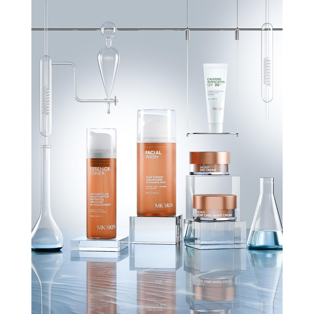 MK SKIN - Whitening Acne Melacare Treatment Series Complete Skincare ...