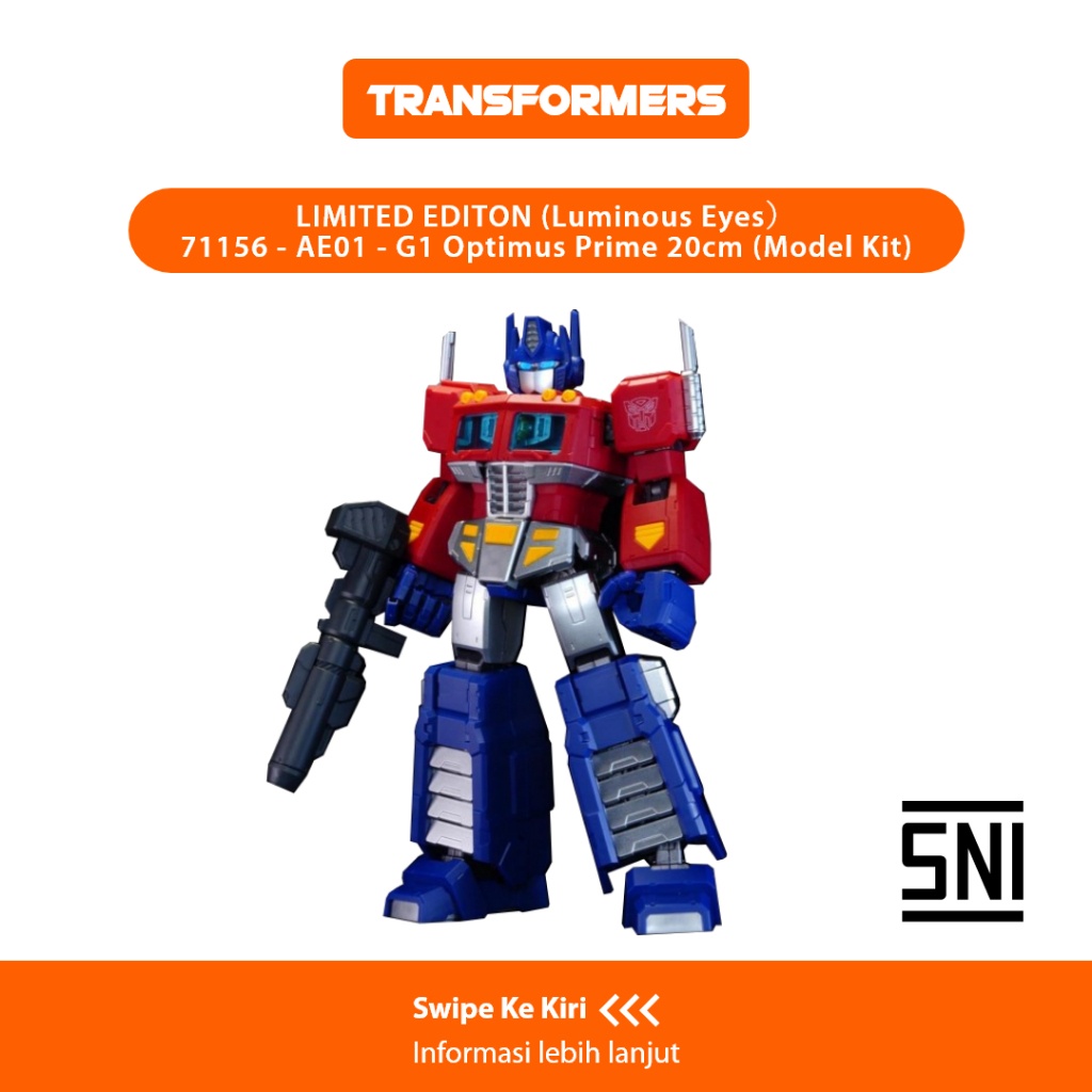 BLOKEES Transformers Limited Edition G1 Optimus Prime (Luminous Eyes ...
