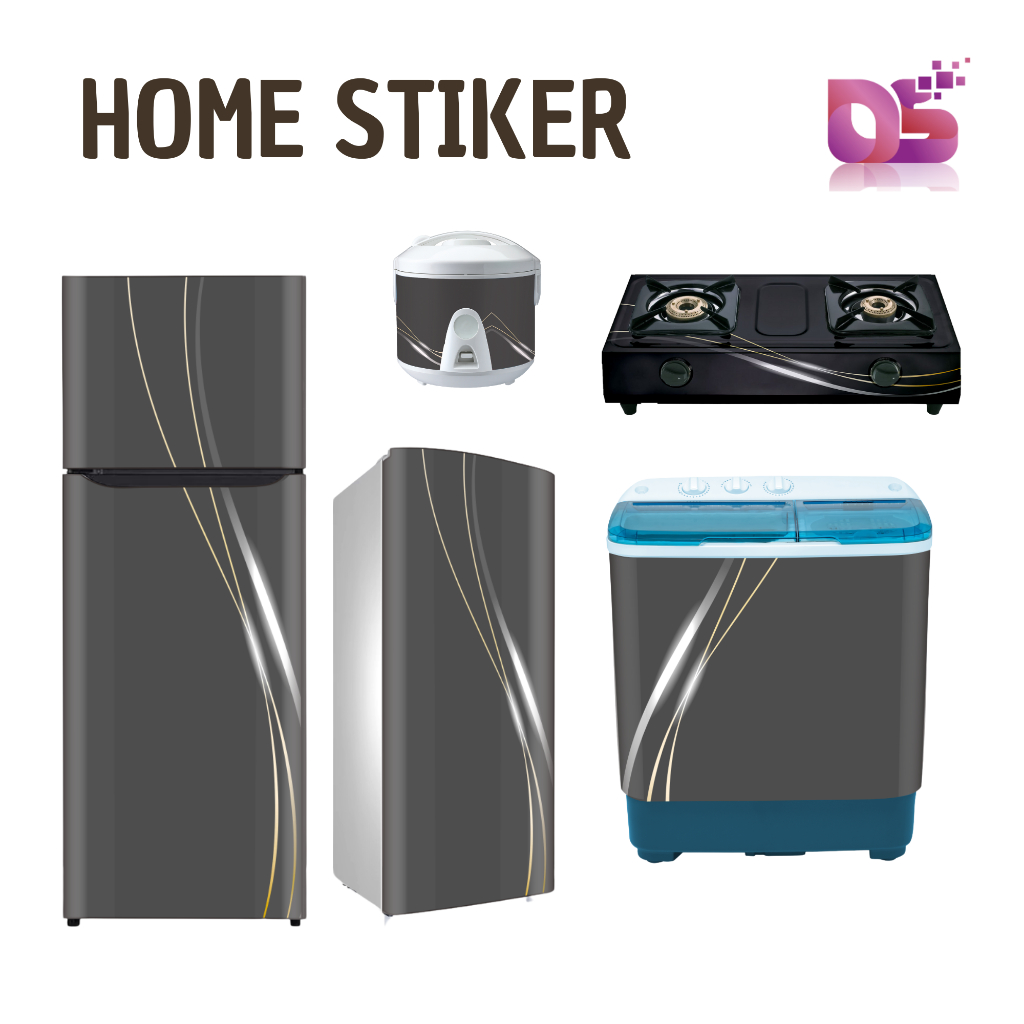 MESIN Digi Sticker Home Set Premium Refrigerator Sticker Stove Sticker ...