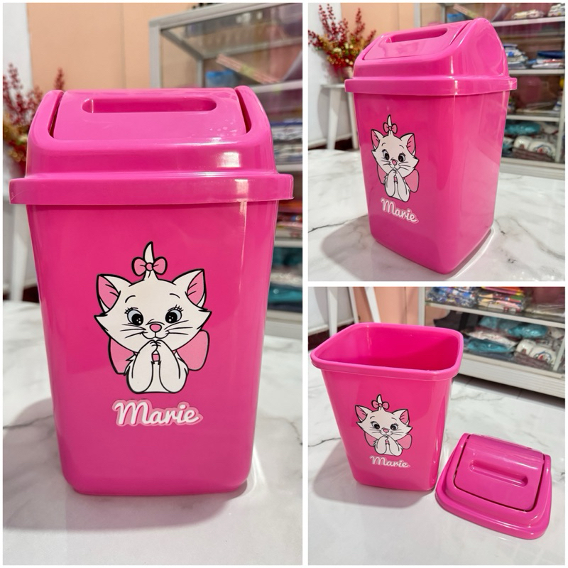 MARIE CAT 5 LITER CHARACTER SWING TRASH CAN | Shopee Malaysia