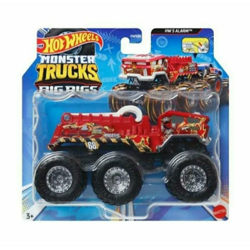 Hot wheels big rigs 5 6 wheel alarms | Shopee Malaysia