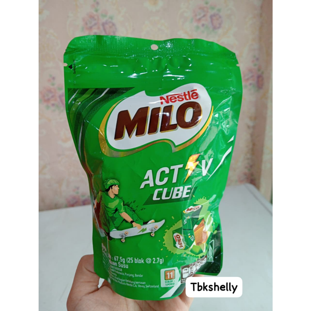 Milo Cube pouch packaging contains 25 pcs | Shopee Malaysia
