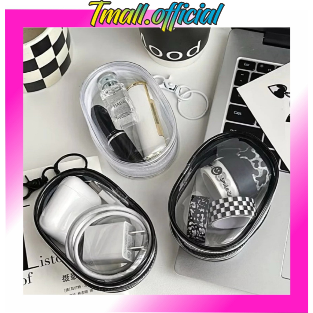 TMALL Cable Storage Pouch / Multifunctional Mini Bag / Cable Storage Box / Aesthetic Transparent ...