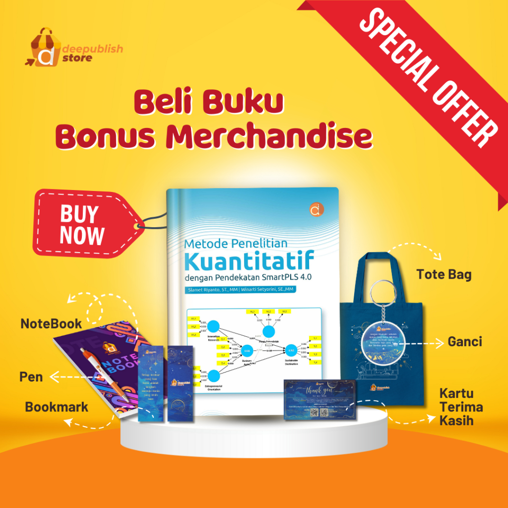 (SPECIAL OFFER) Deepublish - Quantitative Research Methods Book Using ...