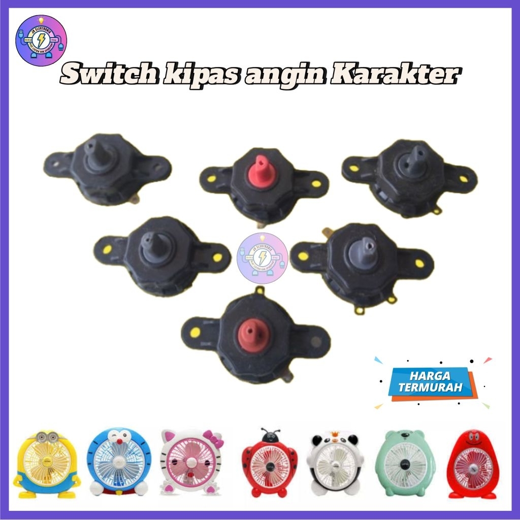 CHARACTER FAN SWITCH/ CHARACTER FAN ON OFF/CHARACTER FAN APPLICATION ...