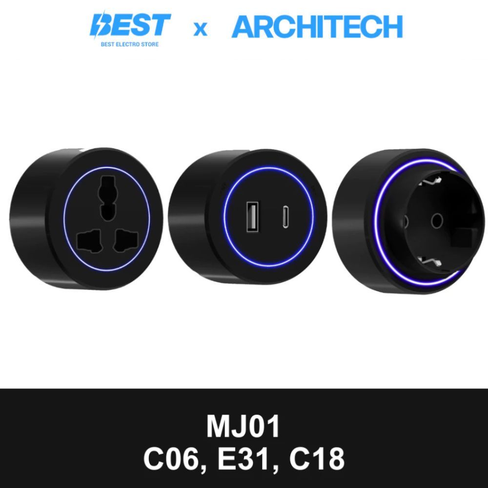 ARCHITECH Socket Track Socket 40-60-80cm Head Adapter Socket Track ...