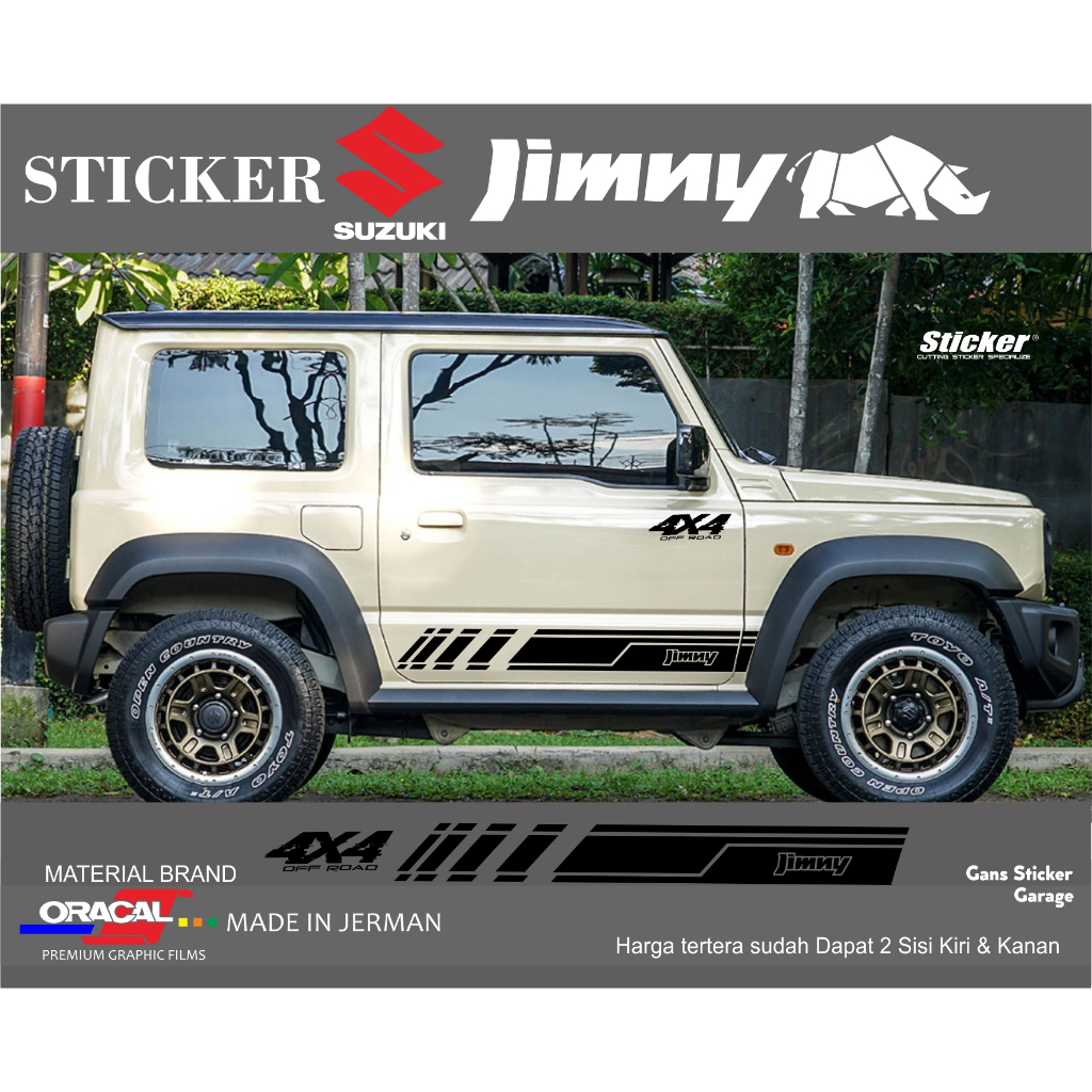 SUZUKI JIMNY STICKER SUZUKI JIMNY CAR ACCESSORIES | Shopee Malaysia