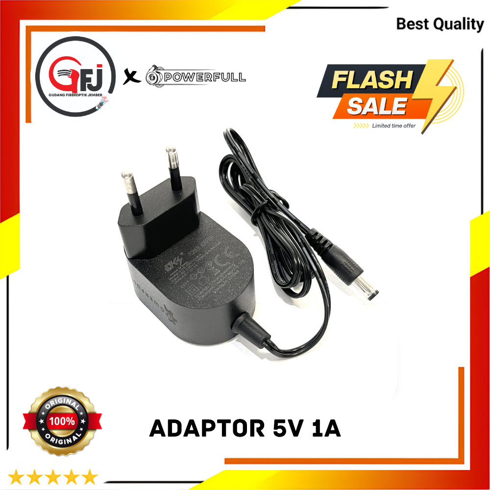 ADAPTER 5V 1A ORIGINAL PREMIUM POWERFULL BRAND (CONVERTER) | Shopee ...